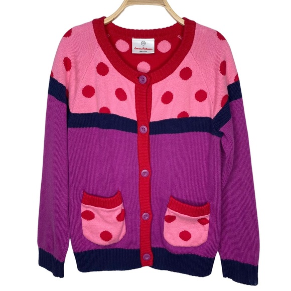 Hanna Andersson | Shirts & Tops | Hanna Andersson Polka Dot Cardigan ...
